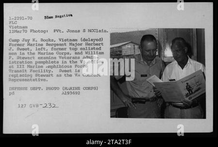 Sergeant Major Herbert J. Sweet, Sergeant Major of the Marine Corps, is ...