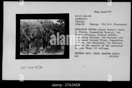 Lieutenant Colonel Utter, Major General Lewis J. Fields, and Colonel ...