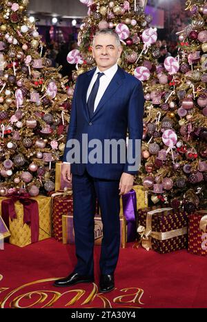 Rowan Atkinson, WONKA World Premiere, Royal Festival Hall, London, UK ...