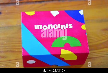 Cairo, Egypt, October 21 2023: Monginis box, Monginis is an Indian ...
