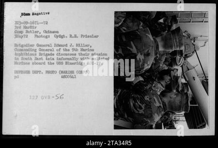 In May 1972, Brigadier General Edward J. Miller, Commanding General of ...