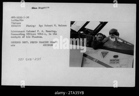 On July 10, 1970, Lieutenant Colonel F.A. Manning, Commanding Officer ...