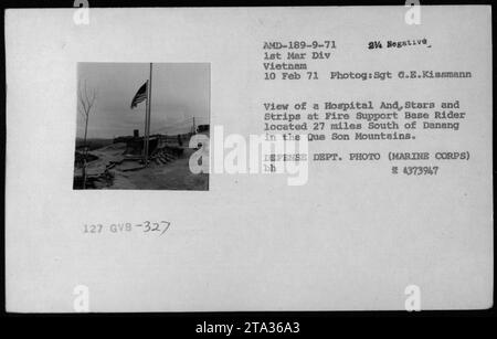 Fire Support Base Rider, 27 miles southwest of Da Nang, photographed on ...