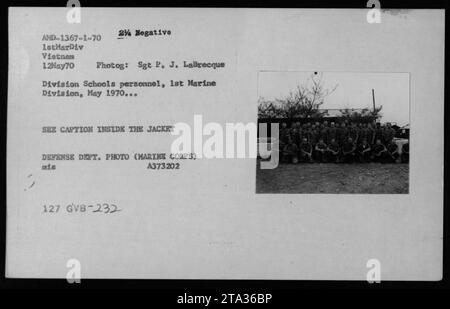 Sgt. Labrecque captured an image on April 20, 1970, showing Billie W ...