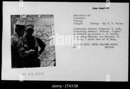 Colonel P. X. Kelley, Commanding Officer 1st Marines, Brigadier General ...