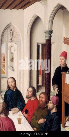 The Last Supper (detail) 1464-67 by Dieric The Elder Bouts Stock Photo ...