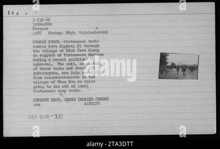 ARVN (Army of the Republic of Vietnam) tanks conducting operations in ...