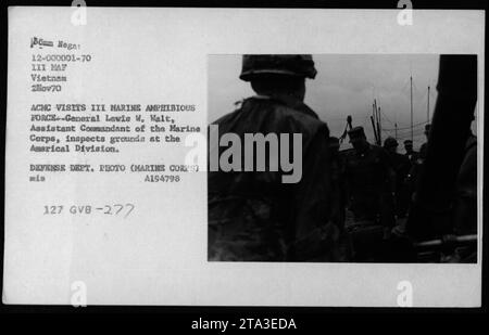 On November 2, 1970, Lt Gen Lewis W. Walt, Assistant Commandant of the ...