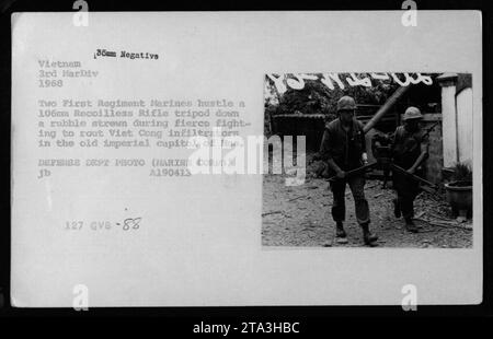 A historic photograph of two military units, 'The Big Fella' and 'The ...