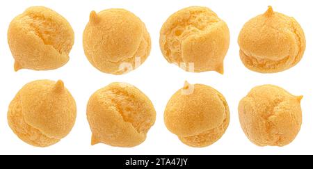 Small cookie drops, puff pastry balls isolated on white background ...