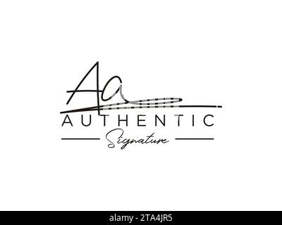 AA Signature Logo Template Vector Stock Vector Image & Art - Alamy