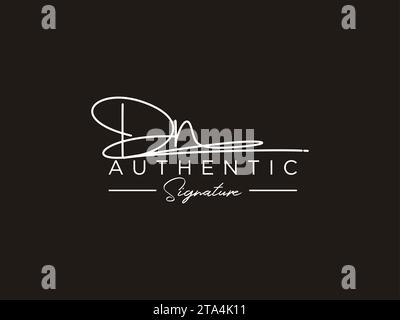DN Signature Logo Template Vector Stock Vector Image & Art - Alamy