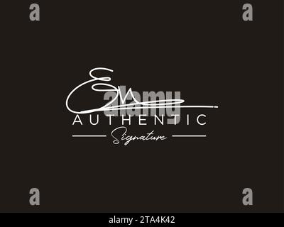 EV Signature Logo Template Vector Stock Vector Image & Art - Alamy