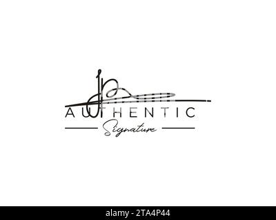 JP Signature Logo Template Vector Stock Vector Image & Art - Alamy