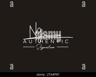 NG Signature Logo Template Vector Stock Vector Image & Art - Alamy