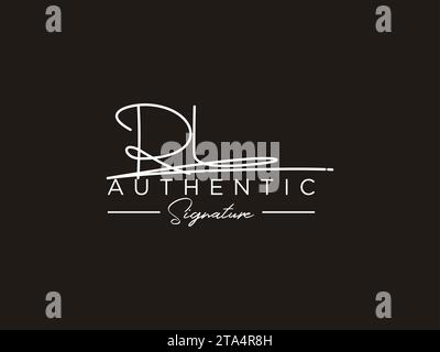 RL Signature Logo Template Vector Stock Vector Image & Art - Alamy