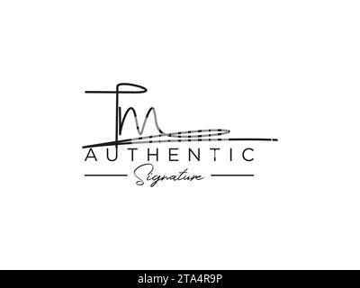 TM Signature Logo Template Vector Stock Vector Image & Art - Alamy