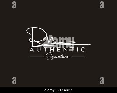 RV Signature Logo Template Vector Stock Vector Image & Art - Alamy
