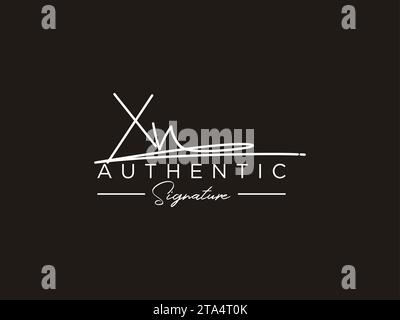XV Signature Logo Template Vector Stock Vector Image & Art - Alamy