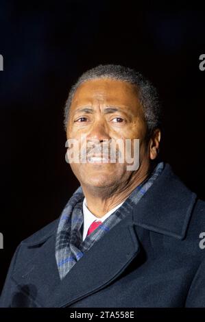 U.S. Forest Service Chief Randy Moore offers remarks during the Capitol ...