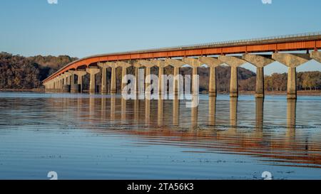 Natchez National Parkway - bridge over Tennessee River from Tennessee ...