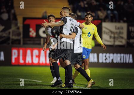 Bruno Duarte celebrates after scoring penalty during Liga Portugal 23/ ...