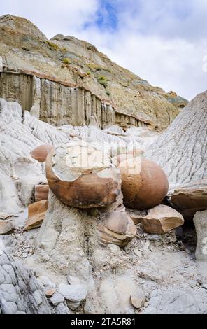 Large Spherical Boulder Rocks Also Known as Concretions at Theodore ...