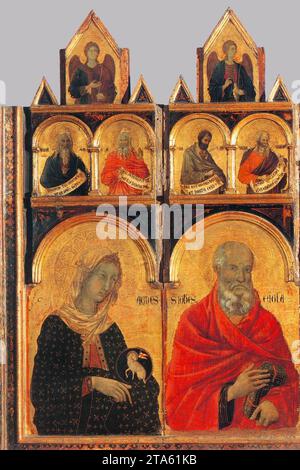 Polyptych No. 47 (detail). after 1311. Duccio di Buoninsegna - Polyptych No. 47 (detail ...