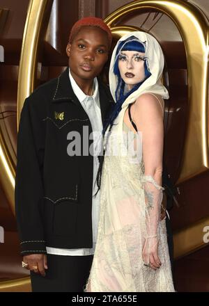 London, UK. Arlo Parks and Ashnikko aka Ashton Casey photographed ...