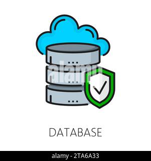 Cloud management system logo symbol set design vector Stock Vector ...