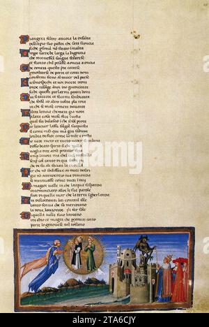 Dante: Divina Commedia 1440s by Giovanni Di Paolo Stock Photo - Alamy