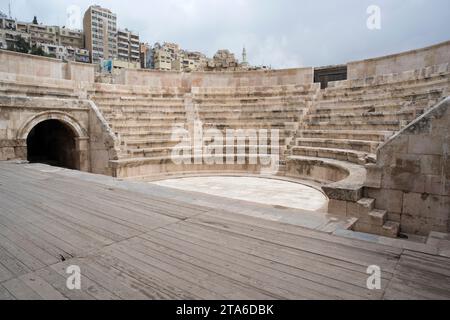 Amman, Odeon 2th century CE. Jordan Stock Photo - Alamy