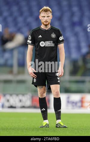 Celtic's Irish defender Liam Scales during the UEFA Champions League ...