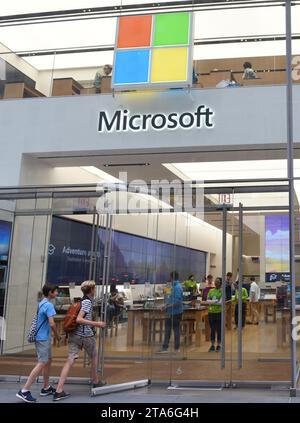 Microsoft retail store on 5th Avenue in NYC photographed by John ...