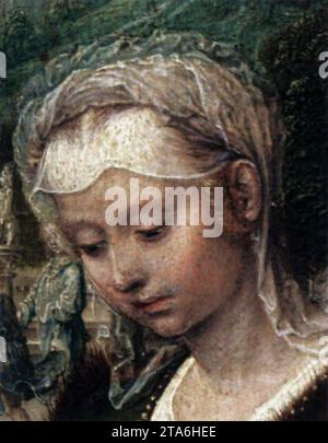 The Malvagna Altarpiece (right wing, detail) 1513-15 by Jan Gossart Stock Photo - Alamy
