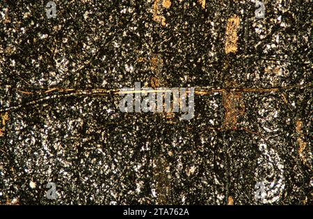 Diabase, dolerite, microgabbro or ofite is a subvolcanic rock ...