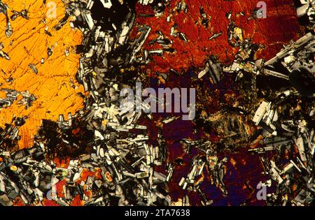 Diabase, dolerite, microgabbro or ofite is a subvolcanic rock ...