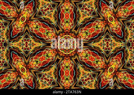 abstract color background with luminous lines Stock Photo - Alamy