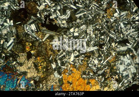 Diabase, dolerite, microgabbro or ofite is a subvolcanic rock ...