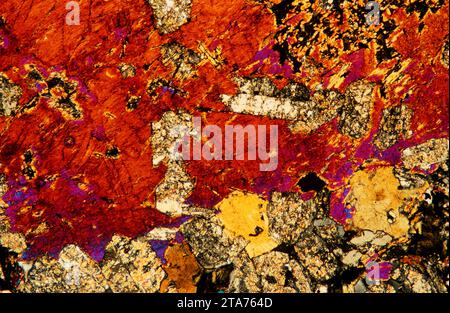 Gabbro-diorite, Intrusive Igneous Rock, (Plutonic), Lanark, Ontario ...