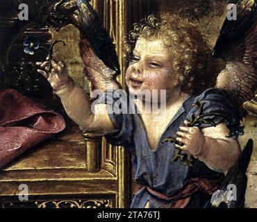 The Malvagna Altarpiece (centre panel, detail) 1513-15 by Jan Gossart Stock Photo - Alamy