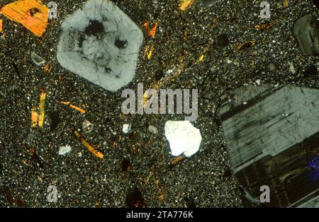 Granodiorite porphyry. Porphyry is a texture of igneous rocks ...
