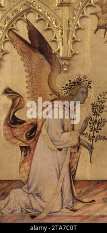 The Annunciation and Two Saints', (detail), 1333 Artist: Simone Martini. Simone Martini was an ...