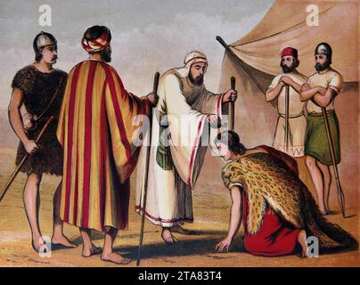 Bible Stories Illustration Of Samuel & David - 1 Samuel, xvi, 12, 13 ...