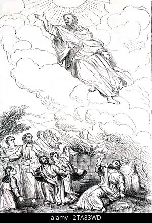 Enoch Taken To Heaven Stock Photo - Alamy
