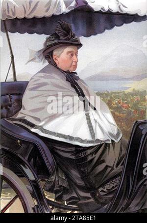 Queen Victoria Vanity Fair 17 June 1897 Stock Photo - Alamy