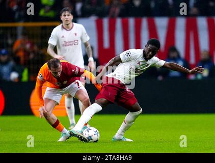 ISTANBUL, TURKEY - NOVEMBER 2: Kerem Akturkoglu of Fenerbahce SK in ...