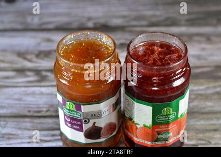 Cairo, Egypt, November 1 2023: Halwani Bros Crunchy spicy chicken ...