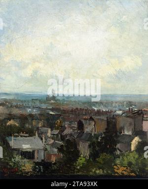 View of Paris from near Montmartre 1886; Paris, France by Vincent van ...