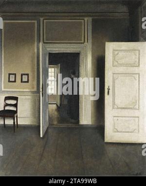 Vilhelm HammershøI- Interior Strandgade 30 1901 Stock Photo - Alamy